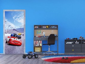 Dětská vliesová fototapeta na zed' Auta Závod, Disney | 90 x 202 cm | DFTDNV 5483