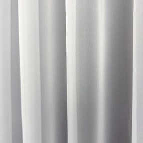 Vitrážová voálová záclona bílá 0101 Ervi (různé velikosti)