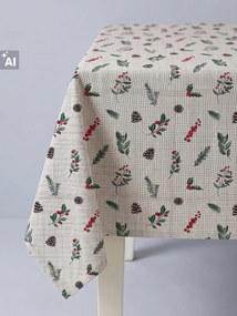 Sinsay - Ubrus s vánočním potiskem - zelená