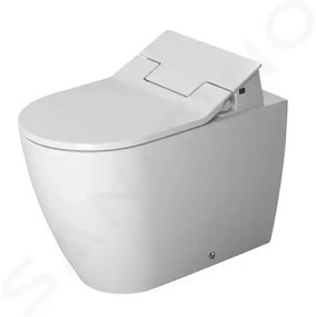DURAVIT - ME by Starck Stojící WC pro SensoWash, s WonderGliss, alpská bílá (21695900001)