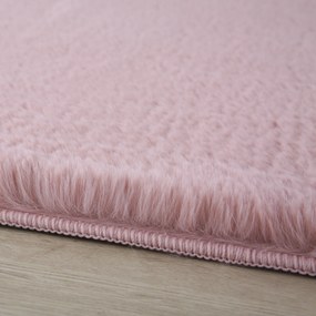 Ayyildiz, Běhoun Pouffy 5100 Rose, 80x250, růžová, obývací pokoj
