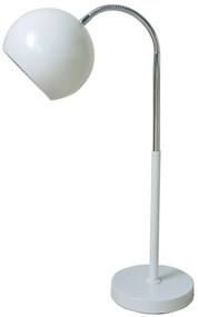 Stolní lampa Mauro Ferretti Esiro, 25x14x55 cm, bílá/stříbrná