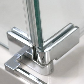 Roth ELEGANT NEO LINE BI PF2+BI SET Jednokřídlé sprchové dveře + set profilů BI SET 90 cm Profil: Lesk, Sklo: Hladké čiré