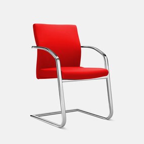 LÖFFLER Jednací židle LEZGO LG Barva potahu: A53 červená