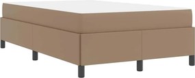 Rám postele s matrací Cappuccino 120 x 190 cm textil 3398993