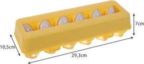Montessori vzdělávací puzzle 12 vajíček ISO 26653