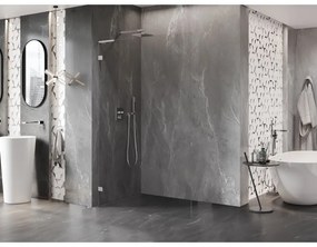 Mexen Lunar L sprchová stěna levá 120 x 200 cm, 8mm čiré sklo, chromová, 830L-120-000-01-00-L