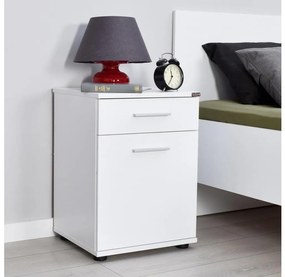 Adore Furniture | Noční stolek 57x40 cm bílá | AD0028