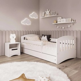 Ourbaby Classic bílá postel bez úložného prostoru 160x80 cm