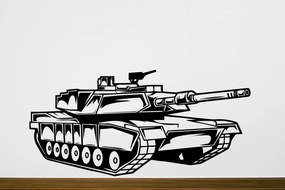 Lepy.cz Samolepka na zeď Tank Velikost (šířka x výška): 70x34cm, Barevná varianta: Světle růžová