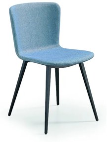 MIDJ - Dvoubarevná čalouněná židle CALLA s kovovou podnoží II.