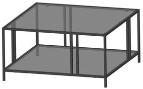 Konferenční stolek URANUS 40x80 cm černá