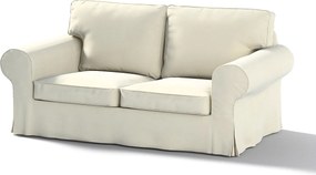 Potah na pohovku IKEA  Ektorp 2-místná, rozkládací, STARÝ MODEL barva krémová látka lesklé, sametová
