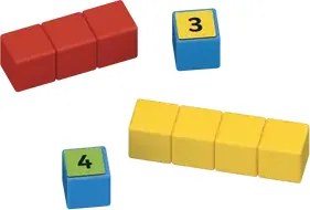 GEOMAG Magnetická stavebnice Magicube Math / 61 dílků / od 3 let