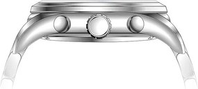 Pánské luxusní ocelové hodinky JVD seaplane W75.2 - chrnografy 10ATM