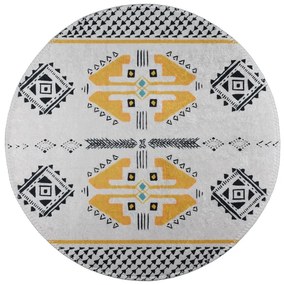 Pratelný kulatý koberec ø 100 cm – Vitaus