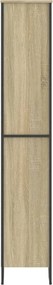 Knihovna dub sonoma 80 x 31 x 169 cm kompozitní dřevo 3295313