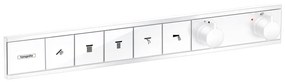 Hansgrohe RainSelect, baterie pod omítku na 5 spotřebičů, matná bílá 15384700