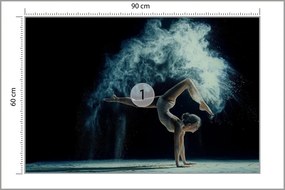 Fototapeta Gymnastka Během Představení Omyvatelný vlies 360x240