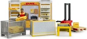 Bruder 62251 Bworld - DHL obchod s ručním paletovým vozíkem / 1:16 / o