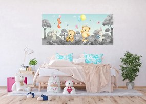Dětská vliesová fototapeta na zed' Zvířecí Dýchánek | 170 x 75 cm | DFTDNH5511
