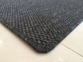 Vopi | Kusový koberec Nature antraciet - Kulatý průměr 160 cm
