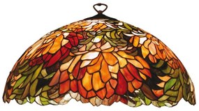 Květované stínidlo Tiffany Garden – 50x24 cm