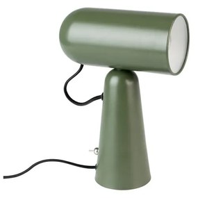 Zelená stolní lampa White Label Vesper