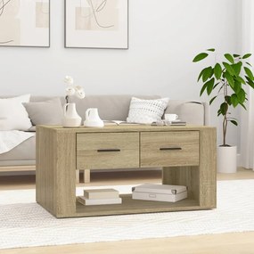 vidaXL Konferenční stolek dub sonoma 80x50x40 cm kompozitní dřevo