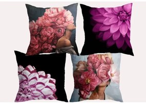 Povlaky na polštáře 40x40 cm Pyton set 4 ks EMI