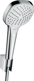 Hansgrohe Croma Select E - Sada se sprchovým držákem Vario se sprchovou hadicí 125 cm, bílá/chrom 26425400