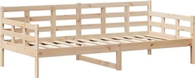 Válenda se střechou 80 x 200 cm masivní borové dřevo 3282326