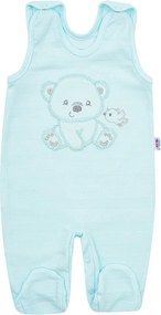 Kojenecká soupravička do porodnice New Baby Sweet Bear modrá, vel. 56 (0-3m)