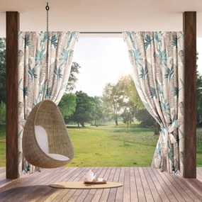 ZAHRADNÍ VODĚODOLNÝ ZÁVĚS NA PÁSCE GARDEN 155X240 CM LISTY