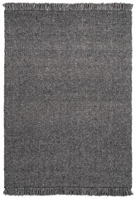 Obsession, Ručně tkaný kusový koberec Eskil 515 anthracite, 140x200, šedá, chodba / předsíň