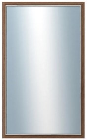 DANTIK - Zarámované zrcadlo - rozměr s rámem cca 60x100 cm z lišty TAIGA hnědá (3107)