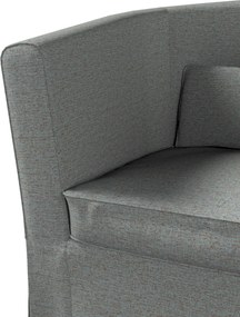 Potah na křeslo IKEA Ektorp Tullsta barva modrá látka pletený vzor