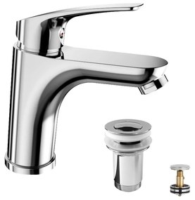 Mereo Eve umyvadlová baterie stojánková s clic-clac chrom CBV10104C