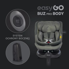 Sada autosedaček 2v1 EasyGo Buz Pro a Buz Pro Body Greener