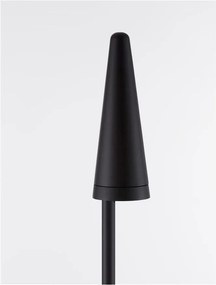 NV 9002869 Venkovní svítidlo s bodcem MABEL černý hliník a čiré sklo LED 8.5W 3000K 220-240V 36st. IP54 délka kabelu 64 cm - NOVA LUCE