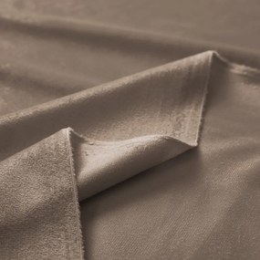 Biante Sametový závěs Velvet Premium SVP-005 Světle hnědý - šířka 135 cm 135x140 cm