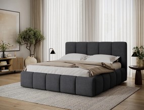 Postel Edvige + Dřevěný rám + plynový výtah + kontejner 180x200