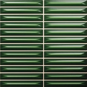 Obklad Vilar Albaro Arrow victorian green 20x20 cm reliéfní ARROW151VG
