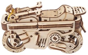 Ugears 3D dřevěné mechanické puzzle Skládací skútr