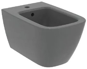 Ideal Standard i.Life B - Závěsný bidet, otvor pro baterii, lesklá šedá T461558