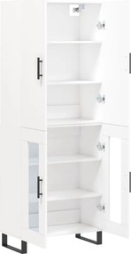Skříň highboard bílá 69,5 x 34 x 180 cm kompozitní dřevo 3195755