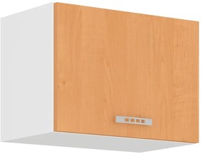 50 cm skříňka horní jednodveřová (otevírání nahoru) Barevné provedení SARA: Bílá / Dub Lefkas