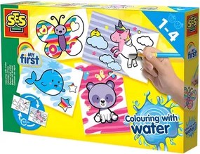 SES CREATIVE Moje první malování štětcem a vodou Fantastická zvířata /