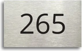 ACCEPT Číslo na dveře - typ 09 (50x30mm) - bílá tabulka - barevný tisk