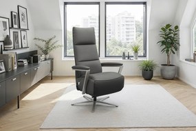 XXXLutz RELAXAČNÍ KŘESLO, kůže, antracitová Sit & More - Online Only křesla & taburety - 00014402878J